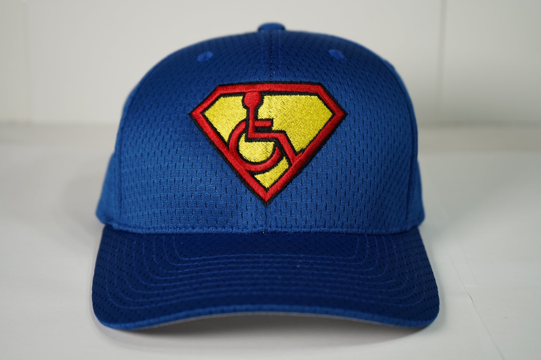 Adaptive S-Man Mesh Cap - Royal Blue – Wheelchair Bodybuilding, Inc.