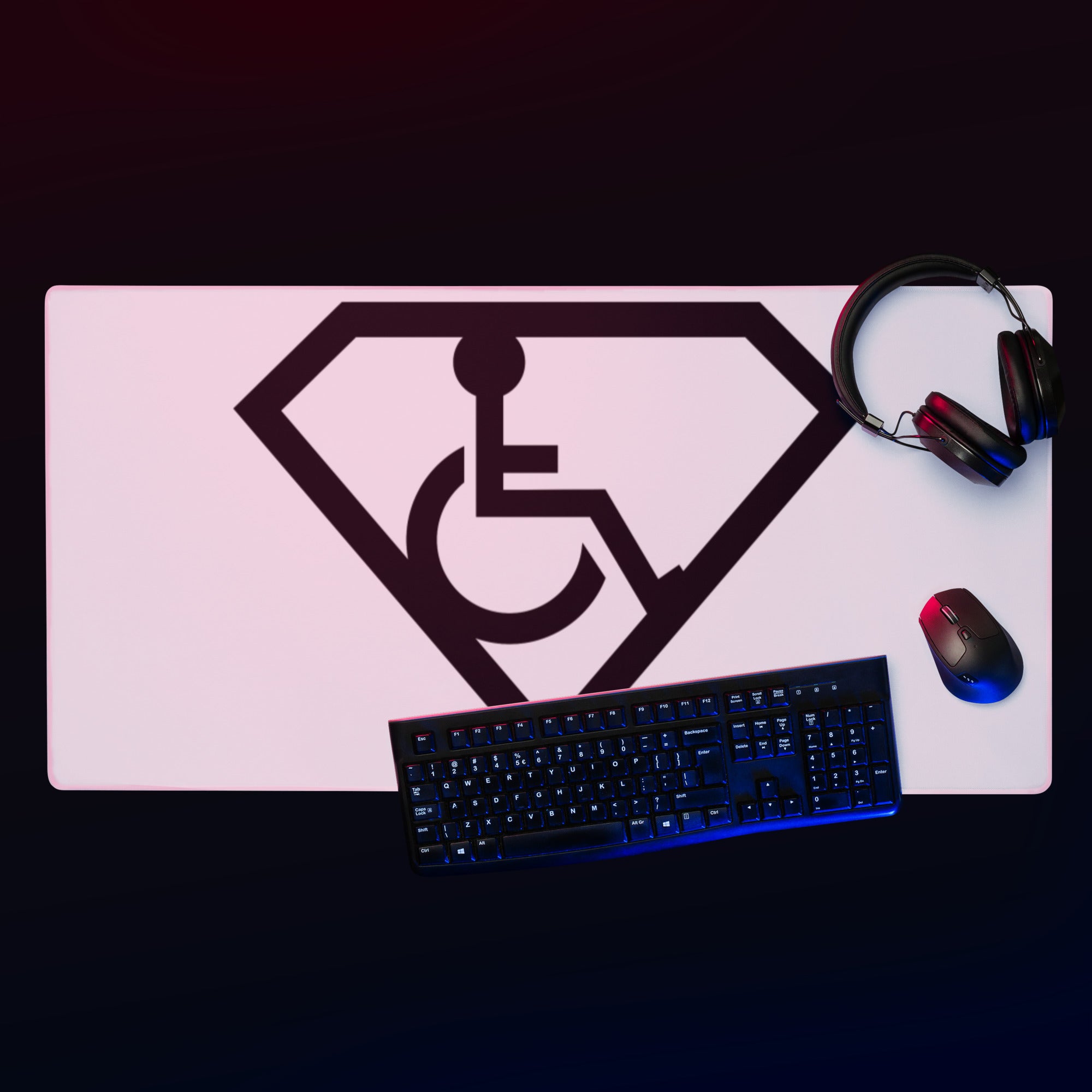 Adaptive Logo Gaming Mouse Pad – Wheelchair Bodybuilding, Inc.