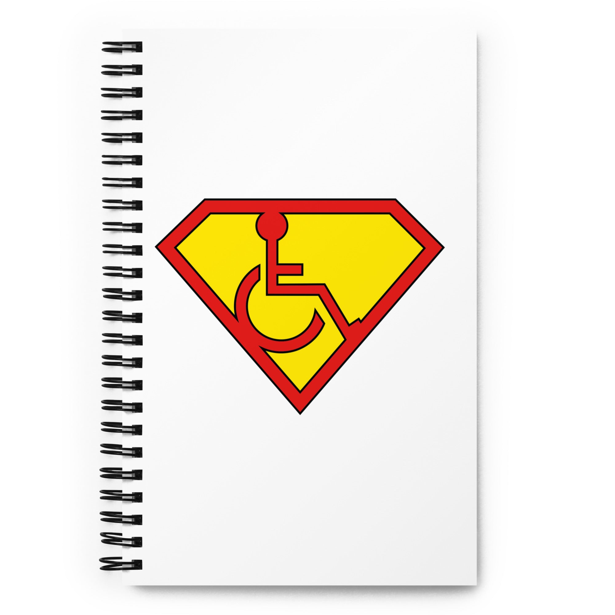 Adaptive Logo (Colored 1.0) Spiral Notebook – Wheelchair Bodybuilding, Inc.