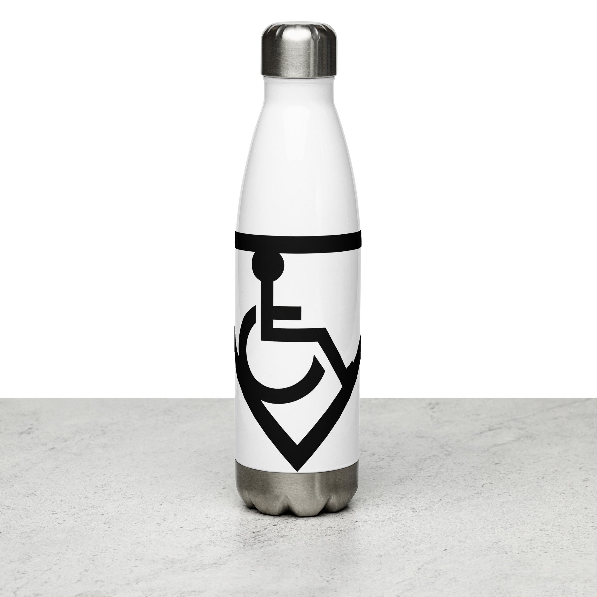 Adaptive Logo Stainless Steel Water Bottle – Wheelchair Bodybuilding, Inc.