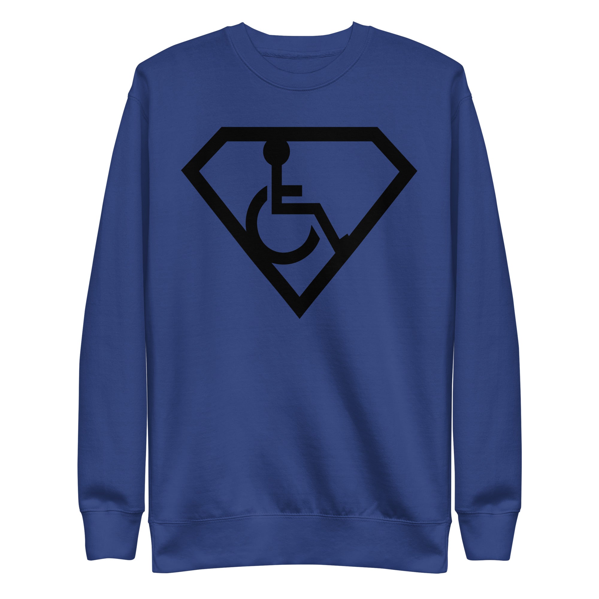 Adaptive Logo (Black Logo) Sweatshirt – Wheelchair Bodybuilding, Inc.